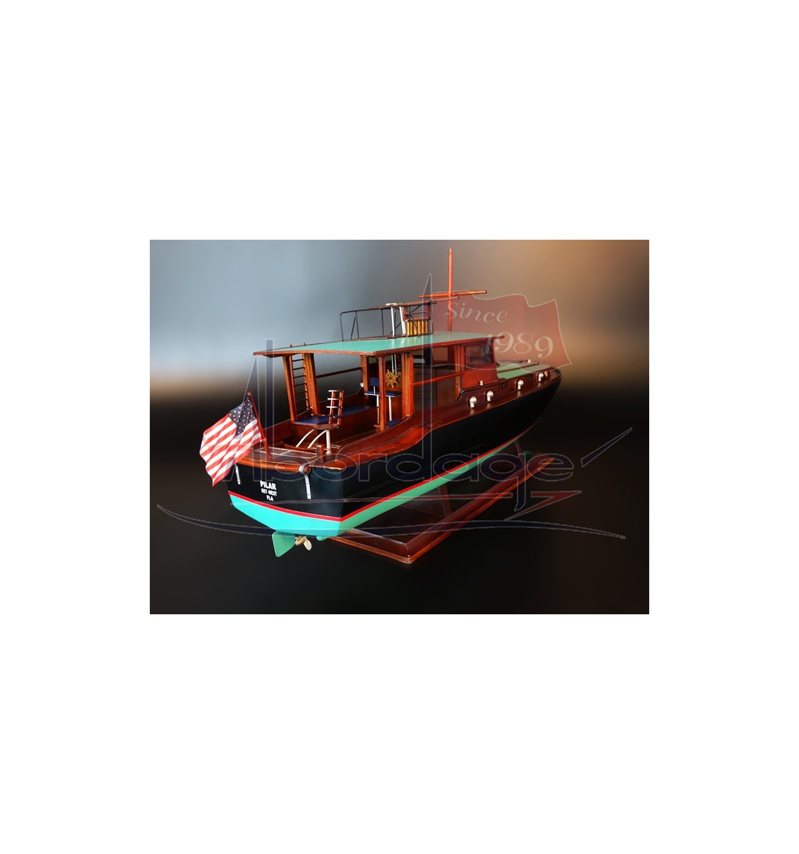 Pilar 1934 Custom Boat Models, Handcrafted & Collectible